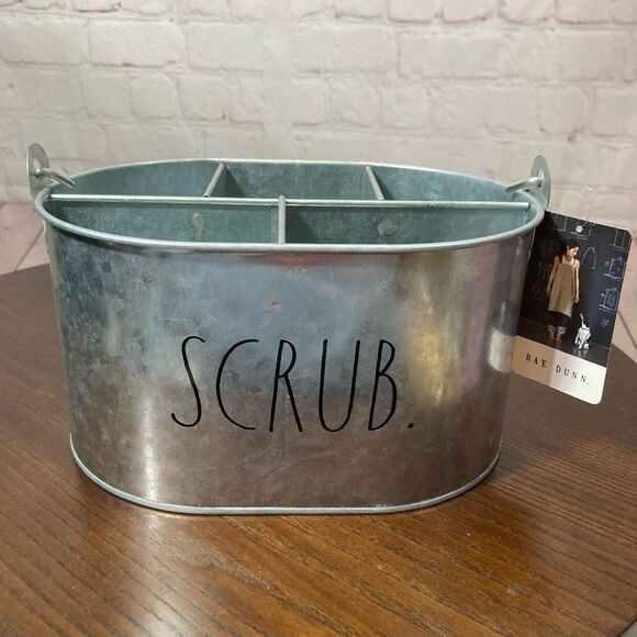 Rae Dunn | Bath | Raedunn Galvanized Metal Bucket Bath Organizer | Poshmark